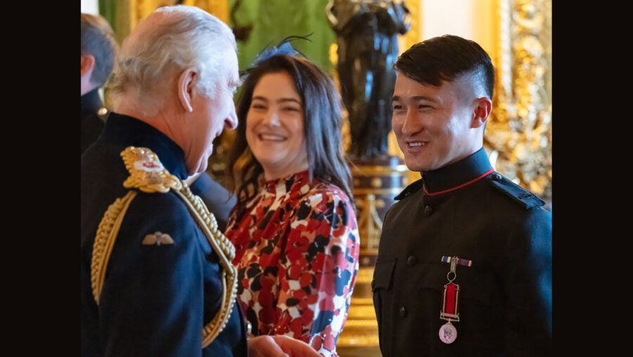 King’s Medal Presented to Lance Corporal Nischal Thapa - Gurkha Brigade Association