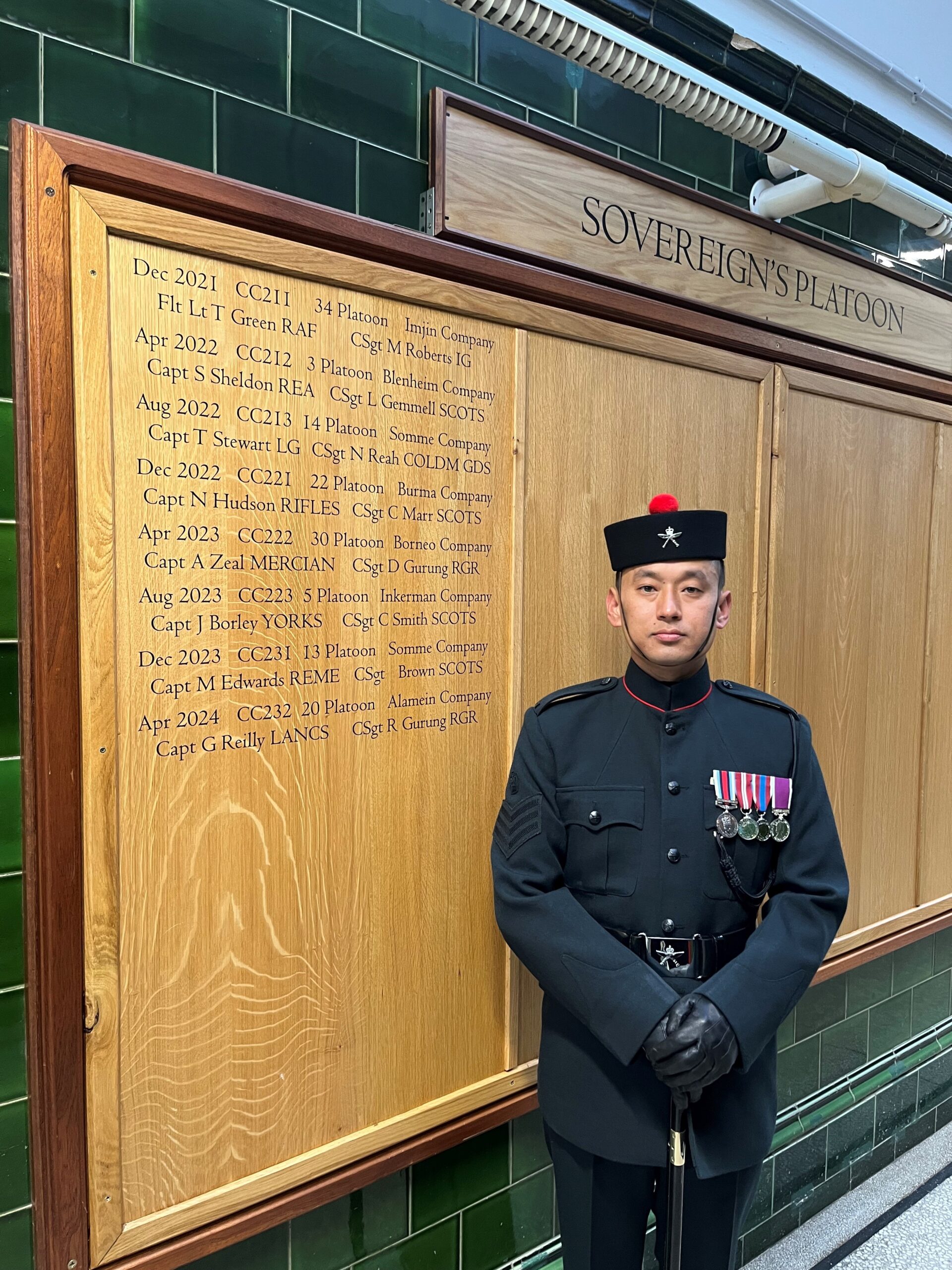 Sovereign’s Banner Competition at the Royal Military Academy Sandhurst ...
