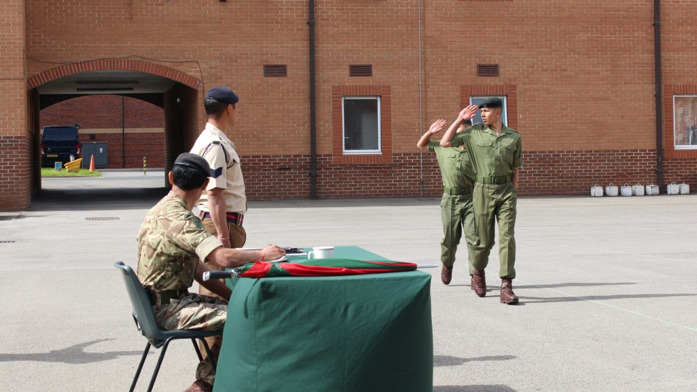 Recruit Intake 2024 Reach the Pass of The Square Stage - Gurkha Brigade Association