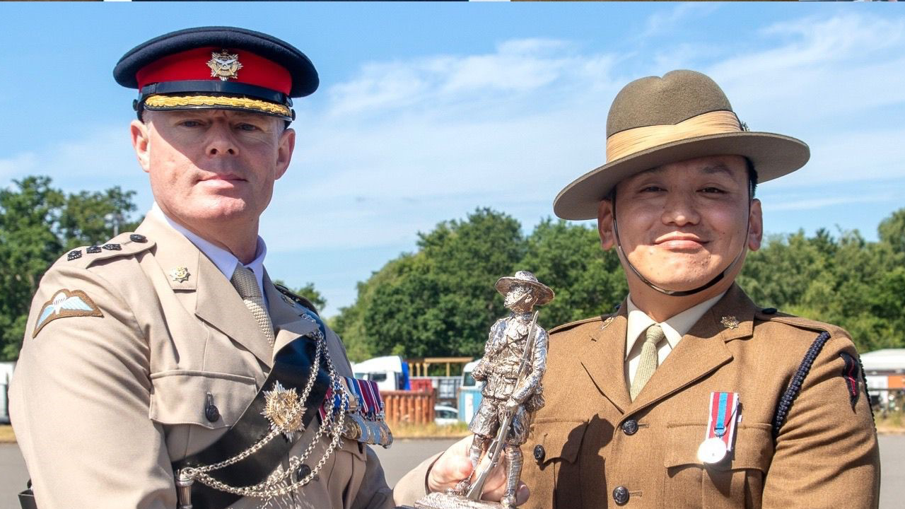 Three awards for one Gurkha - Corporal Chamling, Queen’s Own Gurkha Logistic Regiment - Gurkha ...