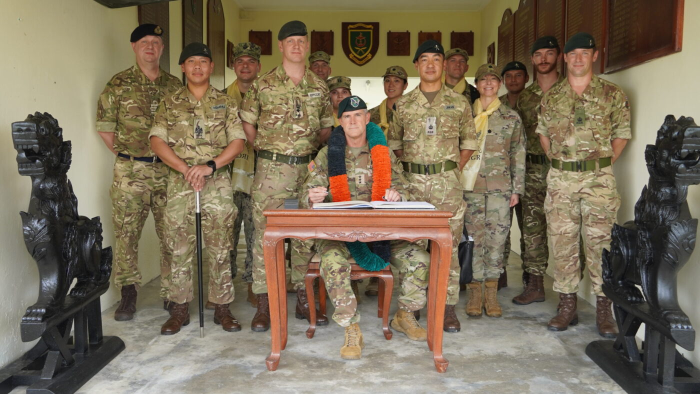 Deputy Commander Indo-Pacific Command visits 1 RGR - Gurkha Brigade ...